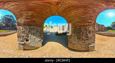 360° view of Wolvesey Castle (Old Bishop's palace) in Winchester ...