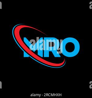 MRO logo. MRO letter. MRO letter logo design. Initials MRO logo linked ...