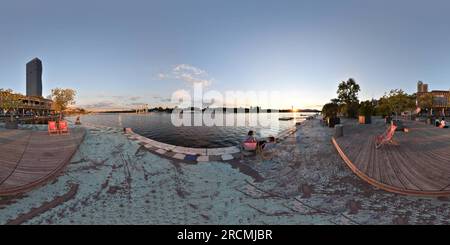 360° view of Copa Beach, 1220 Vienna - Alamy