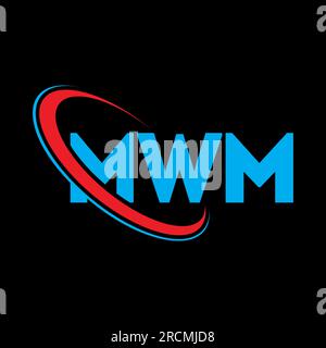 MWM logo. MWM letter. MWM letter logo design. Initials MWM logo linked ...