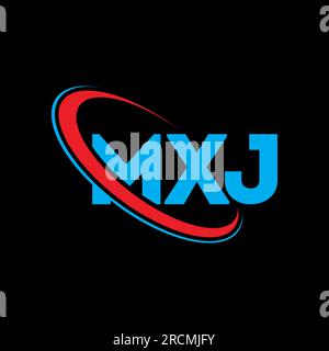 MXJ logo. MXJ letter. MXJ letter logo design. Initials MXJ logo linked ...