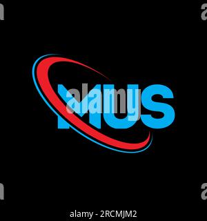 MUS logo. MUS letter. MUS letter logo design. Initials MUS logo linked ...