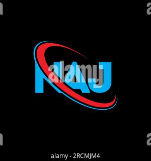 NAJ logo. NAJ letter. NAJ letter logo design. Initials NAJ logo linked ...