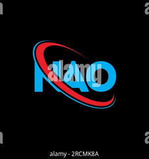 NAO logo. NAO letter. NAO letter logo design. Initials NAO logo linked ...