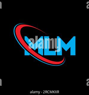 MLM logo. MLM letter. MLM letter logo design. Initials MLM logo linked ...