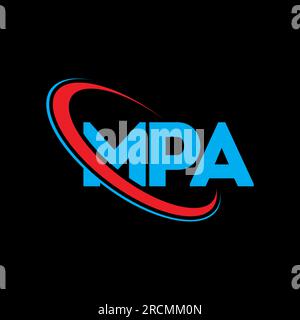MPA logo. MPA letter. MPA letter logo design. Initials MPA logo linked ...