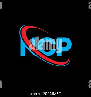 NCP logo. NCP letter. NCP letter logo design. Initials NCP logo linked ...