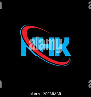 NHK logo. NHK letter. NHK letter logo design. Initials NHK logo linked ...