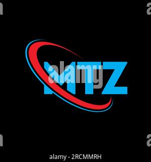 MTZ logo. MTZ letter. MTZ letter logo design. Initials MTZ logo linked ...