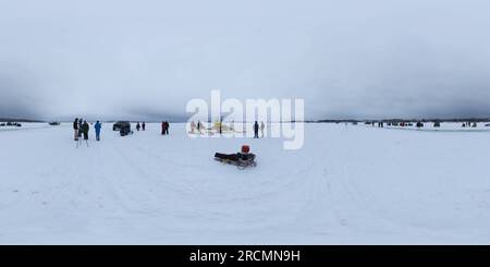 360° view of 2023 World Record Ice Carousel - The Big Motor - Alamy
