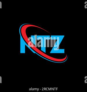 NTZ circle letter logo design with circle and ellipse shape. NTZ ...