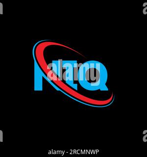 NIQ circle letter logo design with circle and ellipse shape. NIQ ...