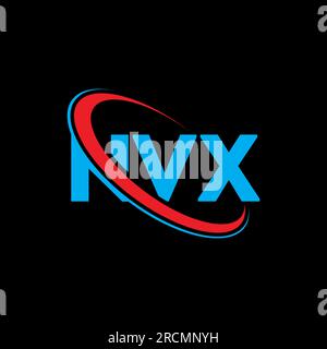 NVX logo. NVX letter. NVX letter logo design. Initials NVX logo linked ...