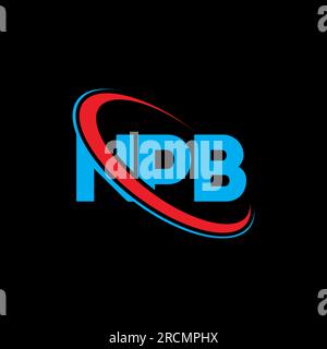 NPB circle letter logo design with circle and ellipse shape. NPB ...