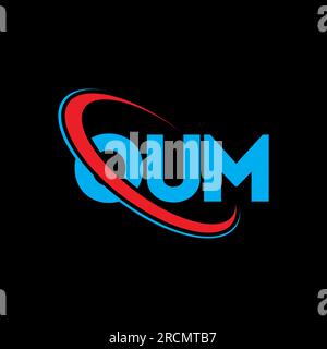 OUM logo. OUM letter. OUM letter logo design. Initials OUM logo linked ...