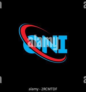 ONI logo. ONI letter. ONI letter logo design. Initials ONI logo linked ...