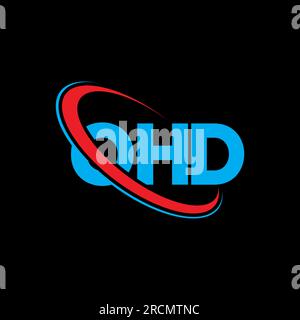 OHD logo. OHD letter. OHD letter logo design. Initials OHD logo linked ...