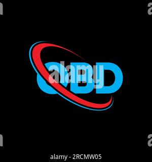 OBD logo. OBD letter. OBD letter logo design. Initials OBD logo linked ...