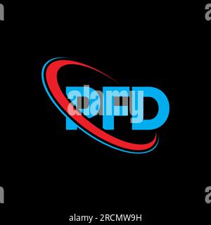 PFD logo. PFD letter. PFD letter logo design. Initials PFD logo linked ...