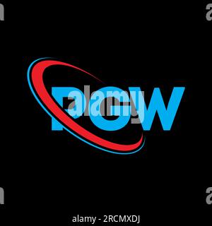 PGW logo. PGW letter. PGW letter logo design. Initials PGW logo linked ...