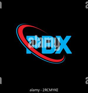 PBX logo. PBX letter. PBX letter logo design. Initials PBX logo linked ...