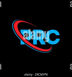 PRC logo. PRC letter. PRC letter logo design. Initials PRC logo linked ...