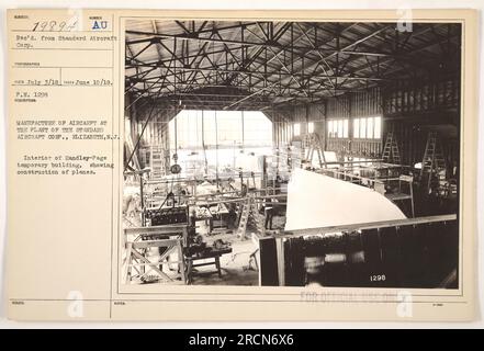 Construction of a Handley-Page aircraft at the Standard Aircraft ...
