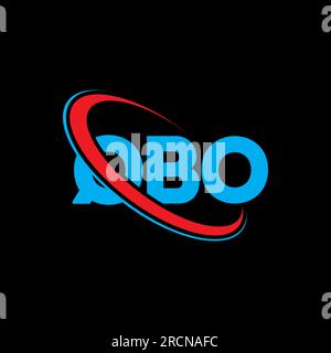 QBO logo. QBO letter. QBO letter logo design. Initials QBO logo linked ...