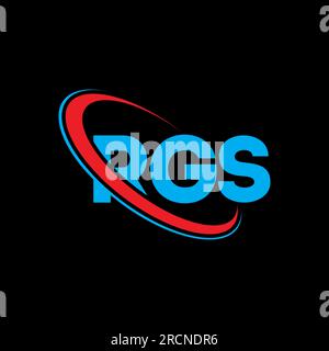 RGS circle letter logo design with circle and ellipse shape. RGS ...