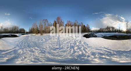 360° view of Karjalankoski, Veteli, 2012 - Alamy