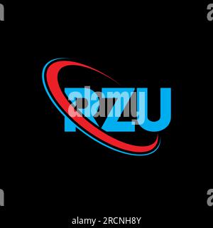 RZU logo. RZU letter. RZU letter logo design. Initials RZU logo linked ...