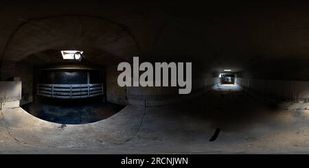 360° view of inside a sewer 2 - Alamy