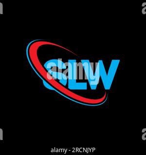 SLW logo. SLW letter. SLW letter logo design. Initials SLW logo linked ...