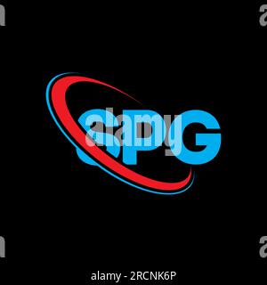 SPG letter logo design for technology company. SPG logo design black ...