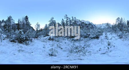 360° view of Val Saisera - Valbruna - Alamy