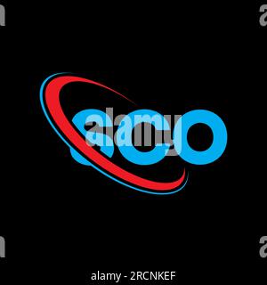 SCO circle letter logo design with circle and ellipse shape. SCO ...