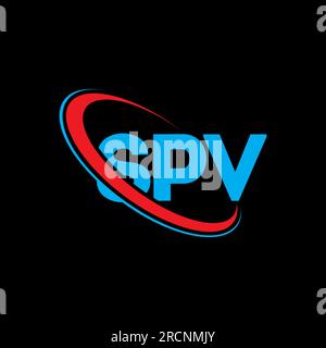 SPV logo. SPV letter. SPV letter logo design. Initials SPV logo linked ...