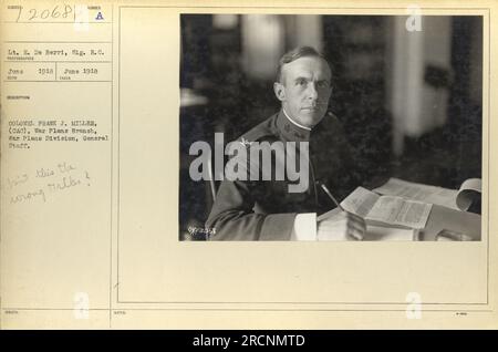 Lt. E. De Berri, Sig. R. C., photographed in June 1918. The photo was ...