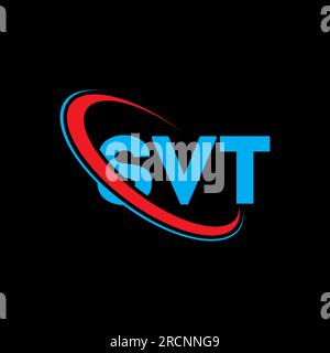 SVT logo. SVT letter. SVT letter logo design. Initials SVT logo linked ...