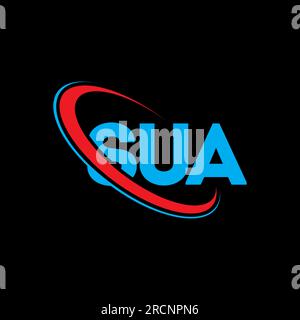 SUA logo. SUA letter. SUA letter logo design. Initials SUA logo linked ...