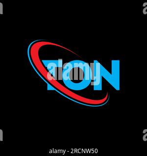 TON logo. TON letter. TON letter logo design. Initials TON logo linked ...