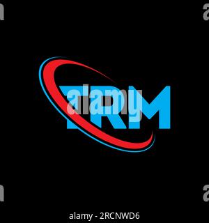TRM logo. TRM letter. TRM letter logo design. Initials TRM logo linked ...