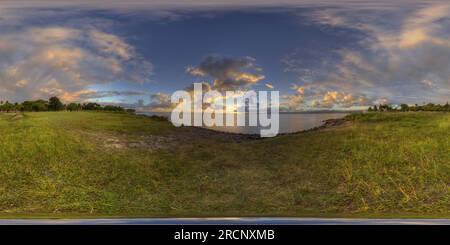 360° view of Suva waterfront sunset - Alamy