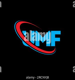 UMF logo. UMF letter. UMF letter logo design. Initials UMF logo linked ...