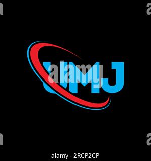 UMJ logo. UMJ letter. UMJ letter logo design. Initials UMJ logo linked ...