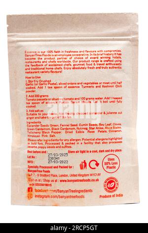 100 gram Packet of Banyan Tree Foods Garam Masala Powder 100% All ...