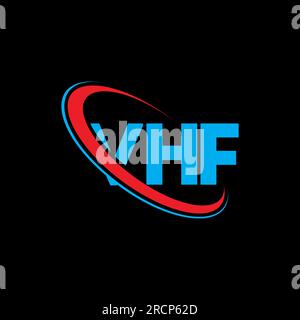 VHF logo. VHF letter. VHF letter logo design. Initials VHF logo linked ...