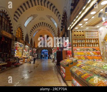 Sweets and spices on the Egyptian bazaar in Istanbul Stock Photo - Alamy