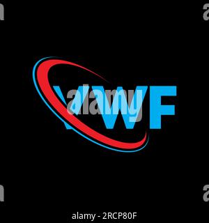 VWF logo. VWF letter. VWF letter logo design. Initials VWF logo linked ...