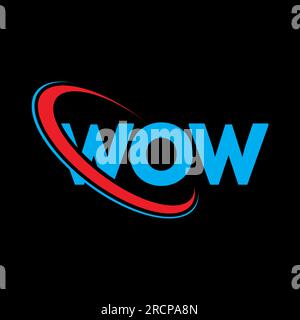 WOW logo. WOW letter. WOW letter logo design. Initials WOW logo linked ...